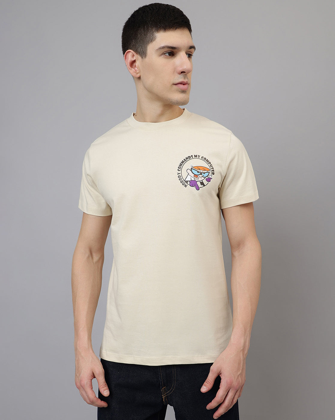 Dexter's Laboratory Regular Fit Tshirt Men – Free Authority